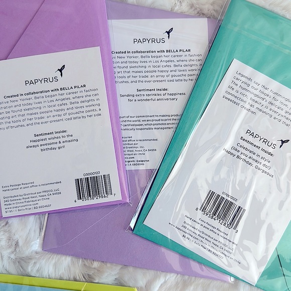 Papyrus | Party Supplies | Nwt Papyrus Birthday Card Bundle | Poshmark
